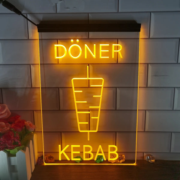 Doner Kebab Illuminated LED Neon Sign – Dope Neons
