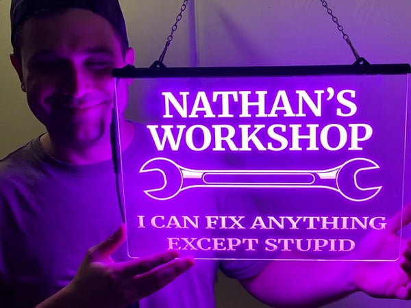 Workshop Personalized LED Neon Illuminated Sign – Dope Neons