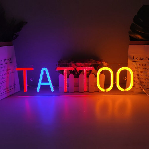 Tattoo Studio Shop LED Neon Flex Sign – Dope Neons
