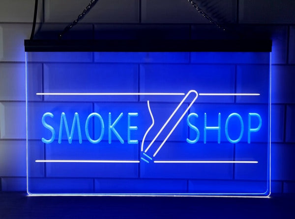 Smoke Shop Two Tone Illuminated Sign – Dope Neons